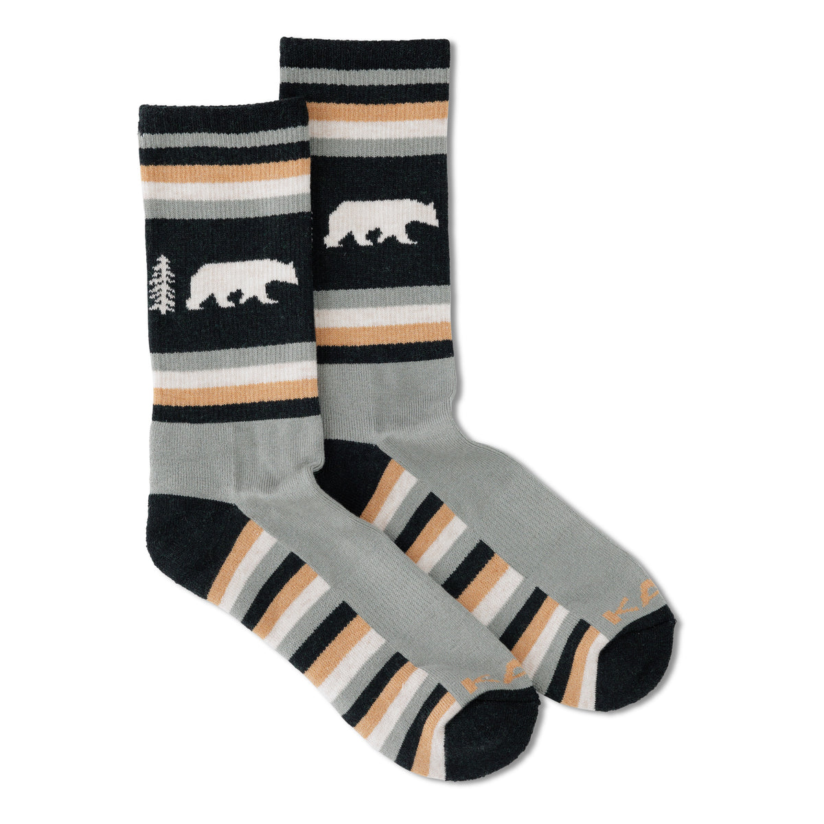 KAVU Moonwalk Socks (Tree Bear) – KAVU Europe